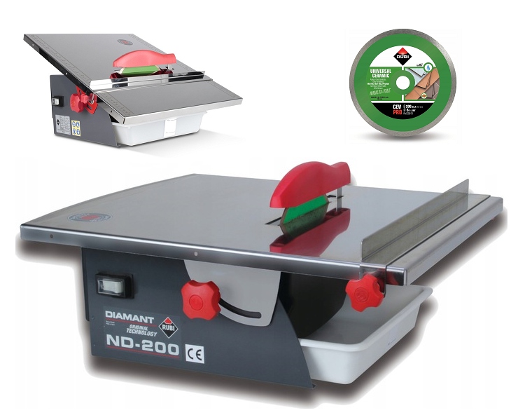 RUBI ND-200 PRZECINARKA ELEKTRYCZNA STOŁOWA DO CIĘCIA PŁYTEK GRESU NA ...