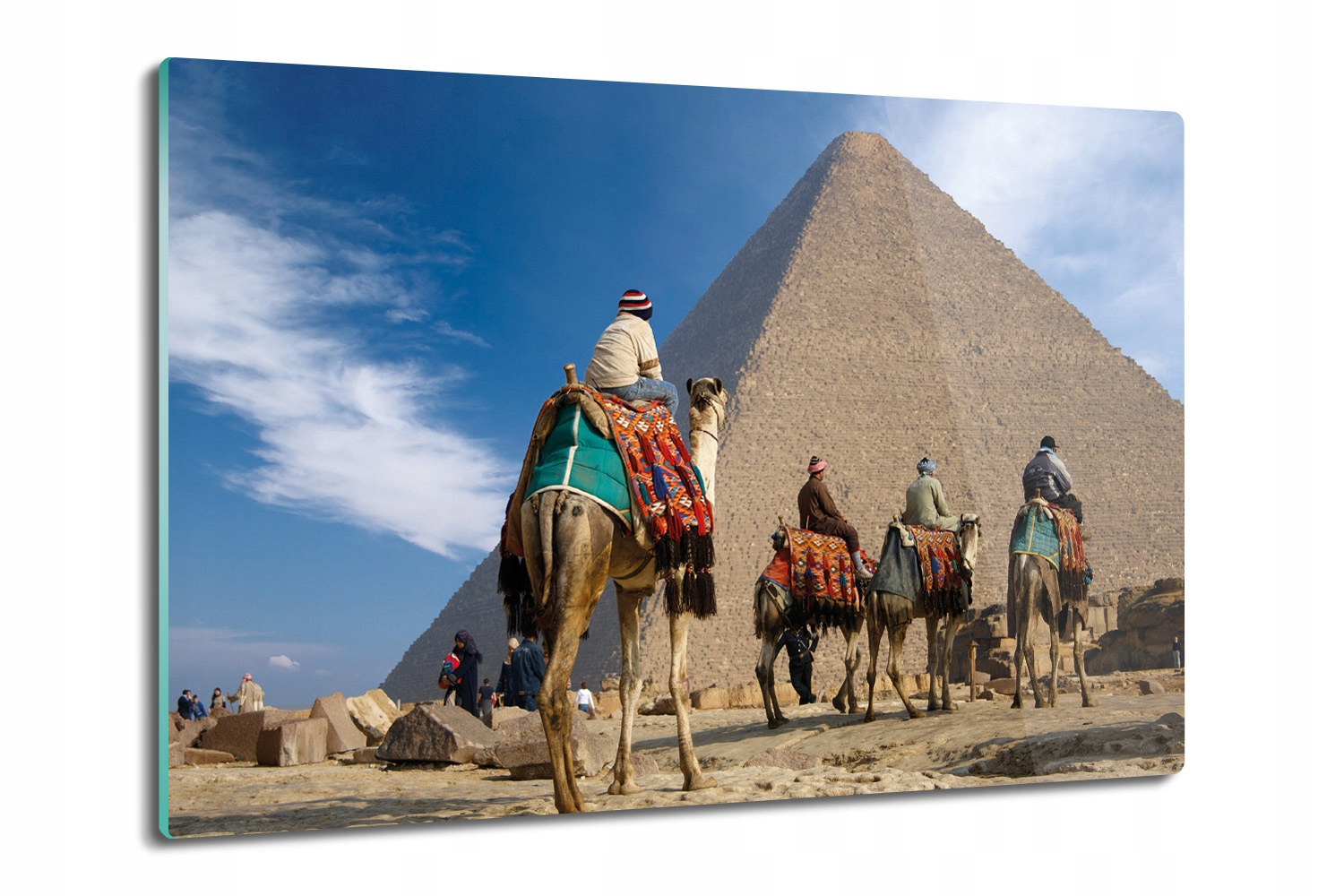 Kuchyňská krájecí deska Pyramida velbloud 80x52 za 1081.00CZK - Allegro