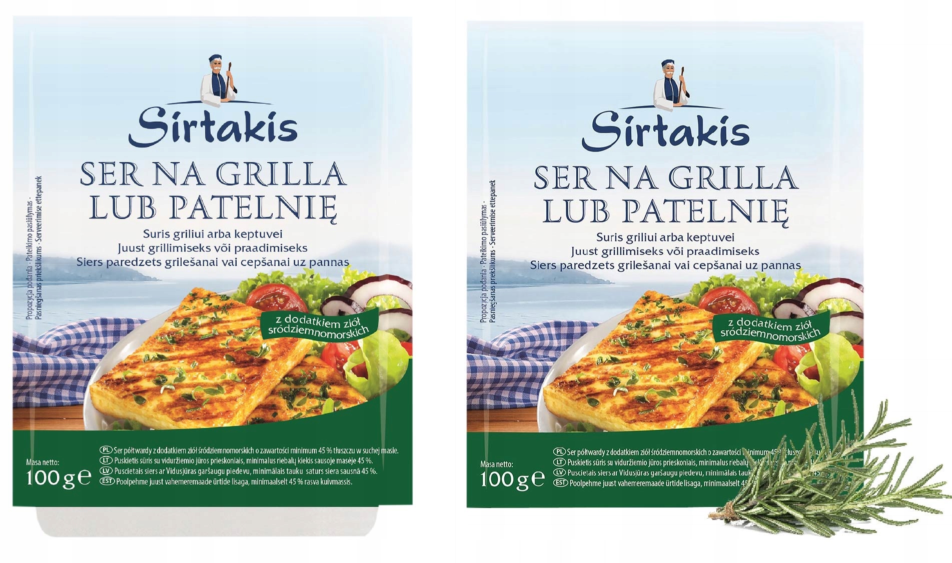 Ser na grilla i patelnię z ziołami 2x100g Sirtakis 12677766696 - Allegro.pl Ser na grilla i patelnię z ziołami 2x100g Sirtakis 12677766696 - Allegro.pl