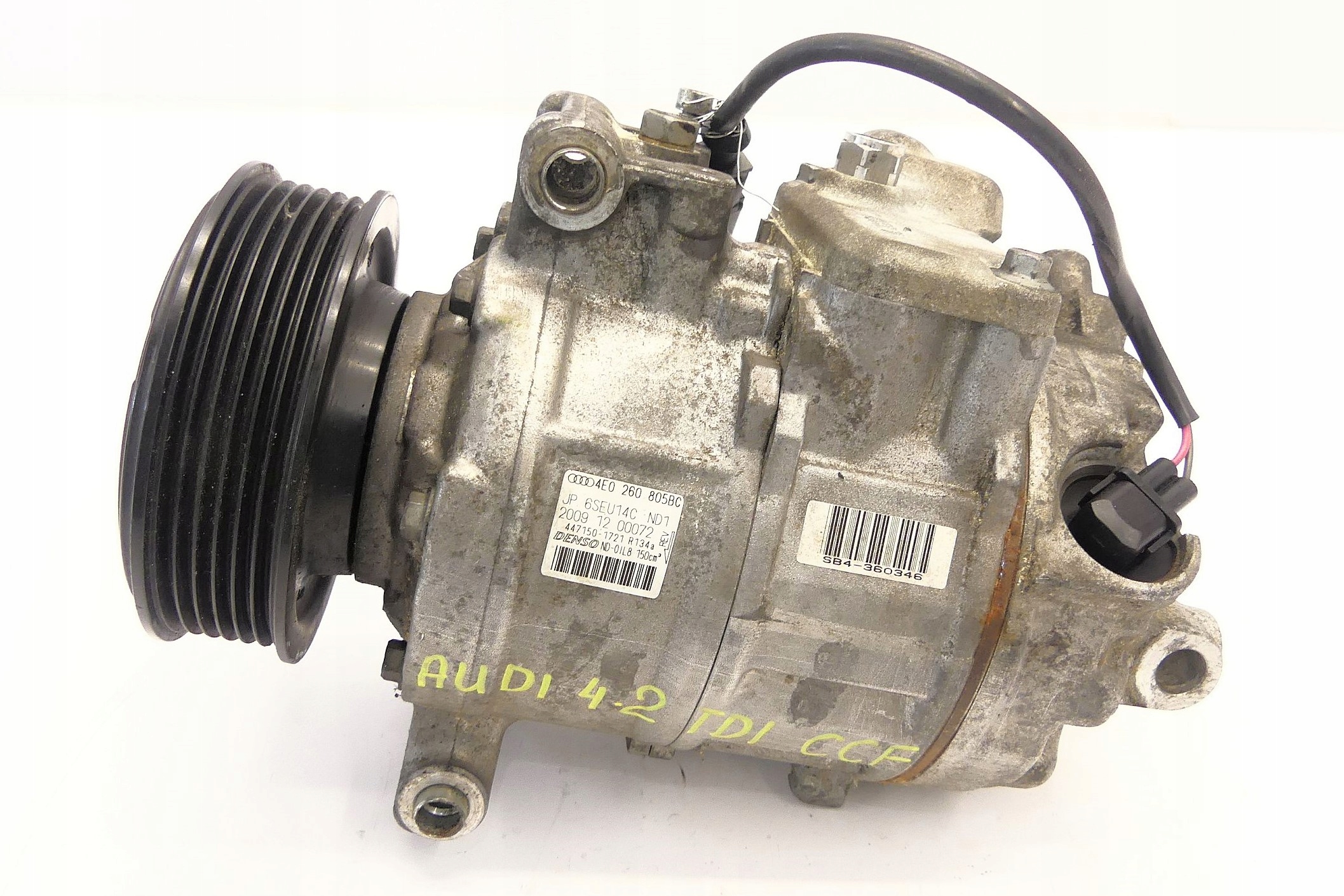 AUDI Q7 4.2 TDI CCF SPRĘŻARKA KLIMATYZACJI 4E0260805BC 447150-1721 za ...