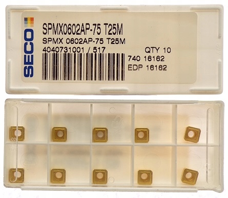 PŁYTKA PŁYTKI SPMX 0602AP-75 T25M • Cena, Opinie • Płytki wieloostrzowe 13263926761 • Allegro