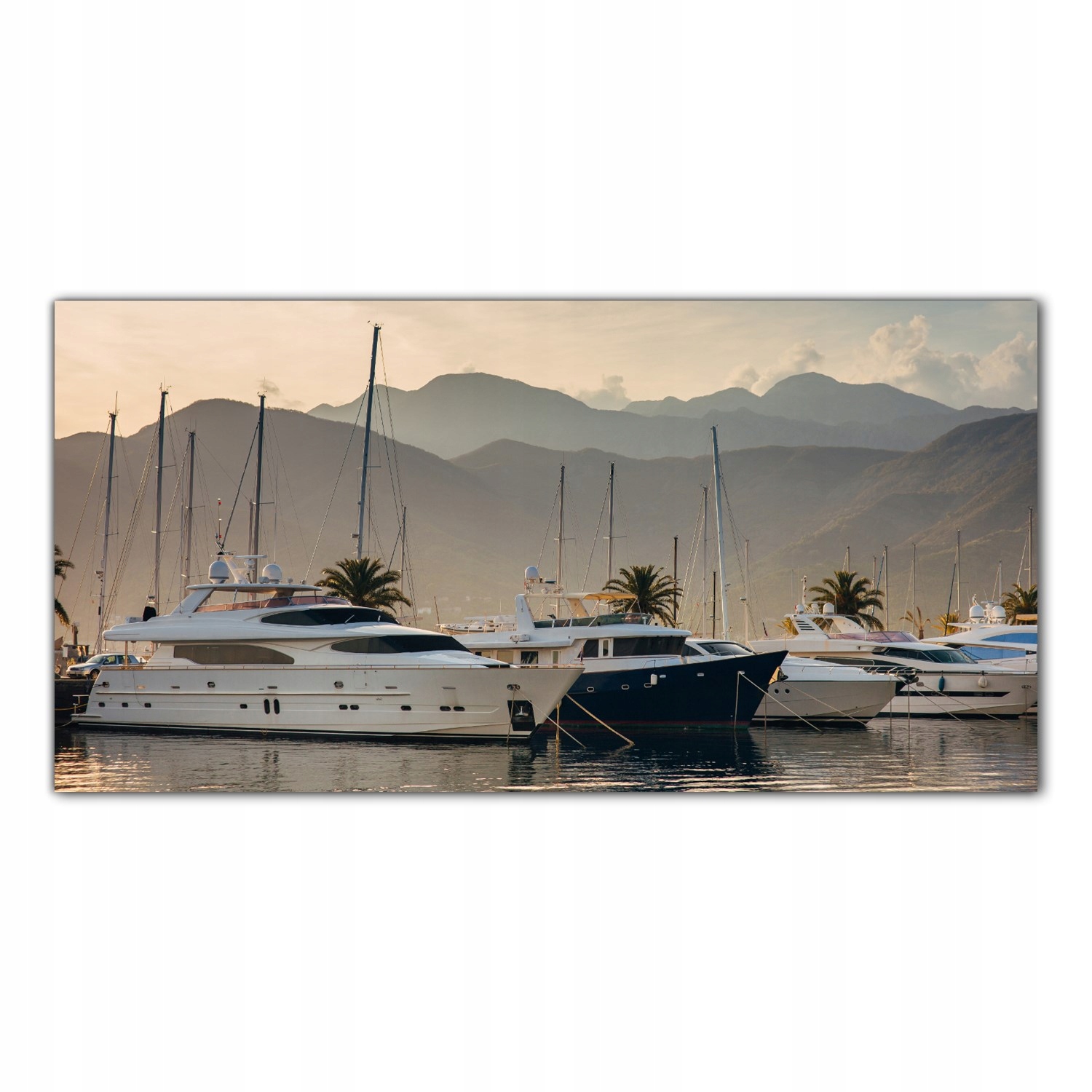 Hartowany Obraz Szklany Jachty Statki Morze 140x70 • Cena, Opinie ...