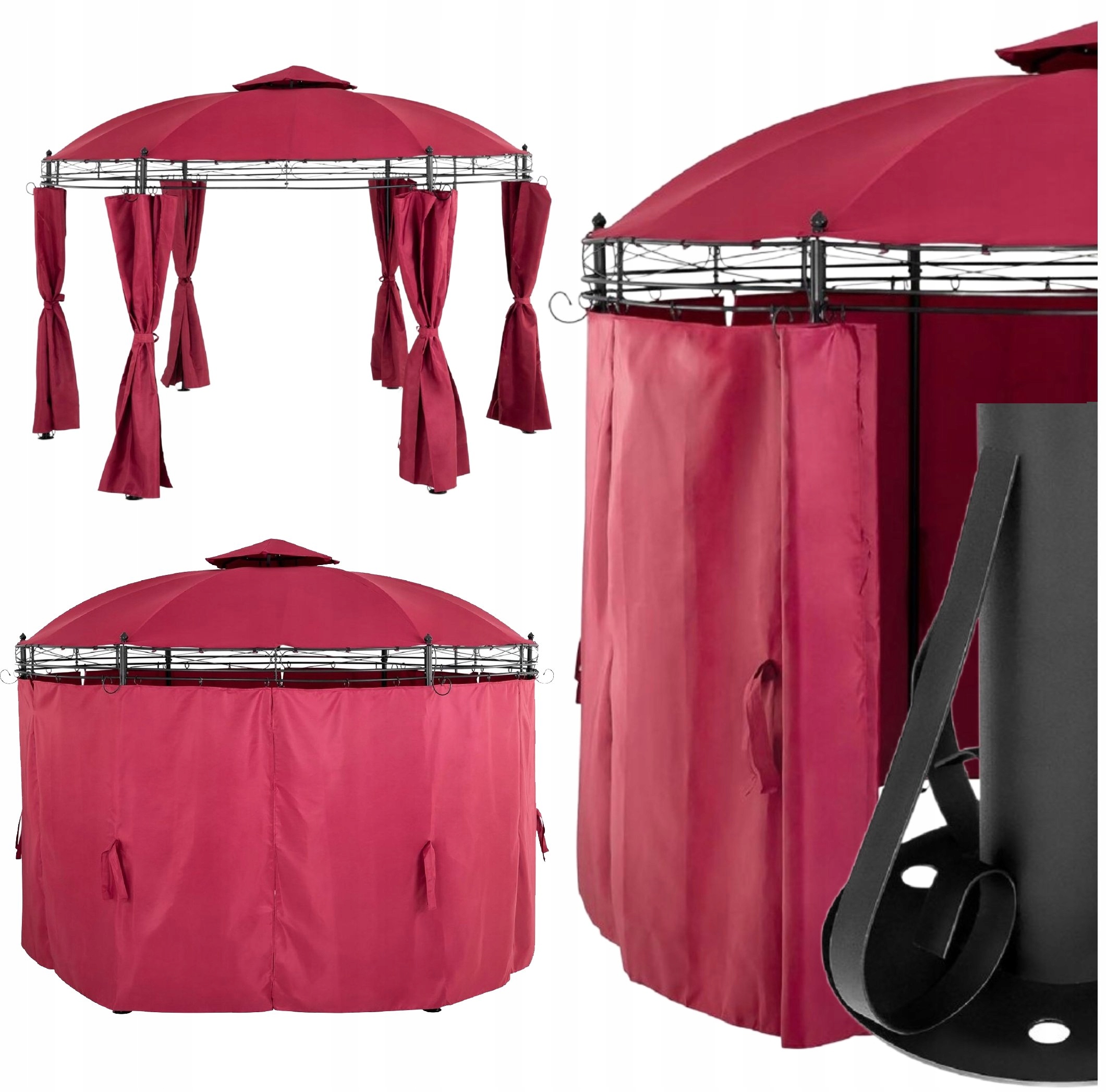 Pawilon Uniprodo 6 ścianek 3,8 x 3,8 x 2,8m (4250928672230) • Cena ...