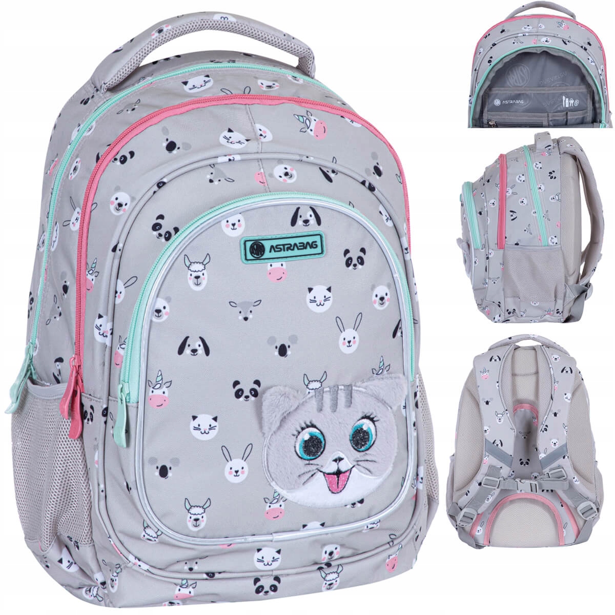 Plecak ergonomiczny ASTRA KITTY THE CUTE (5901137196633) • Cena, Opinie ...