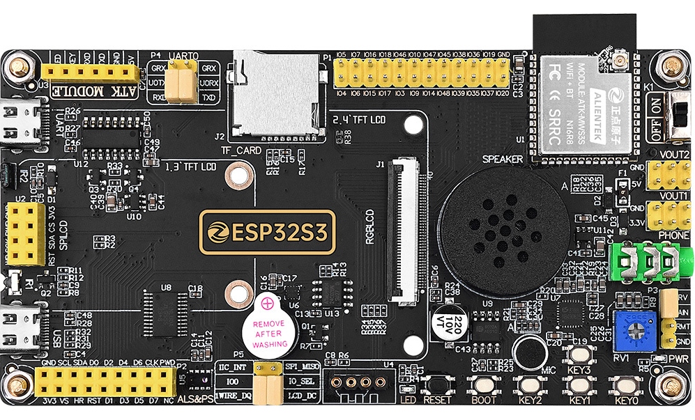 ESP32S3 płytka rozwojowa moduł WiFi + Bluetooth do Arduino Alientek - Sklep, Opinie, Cena w Allegro