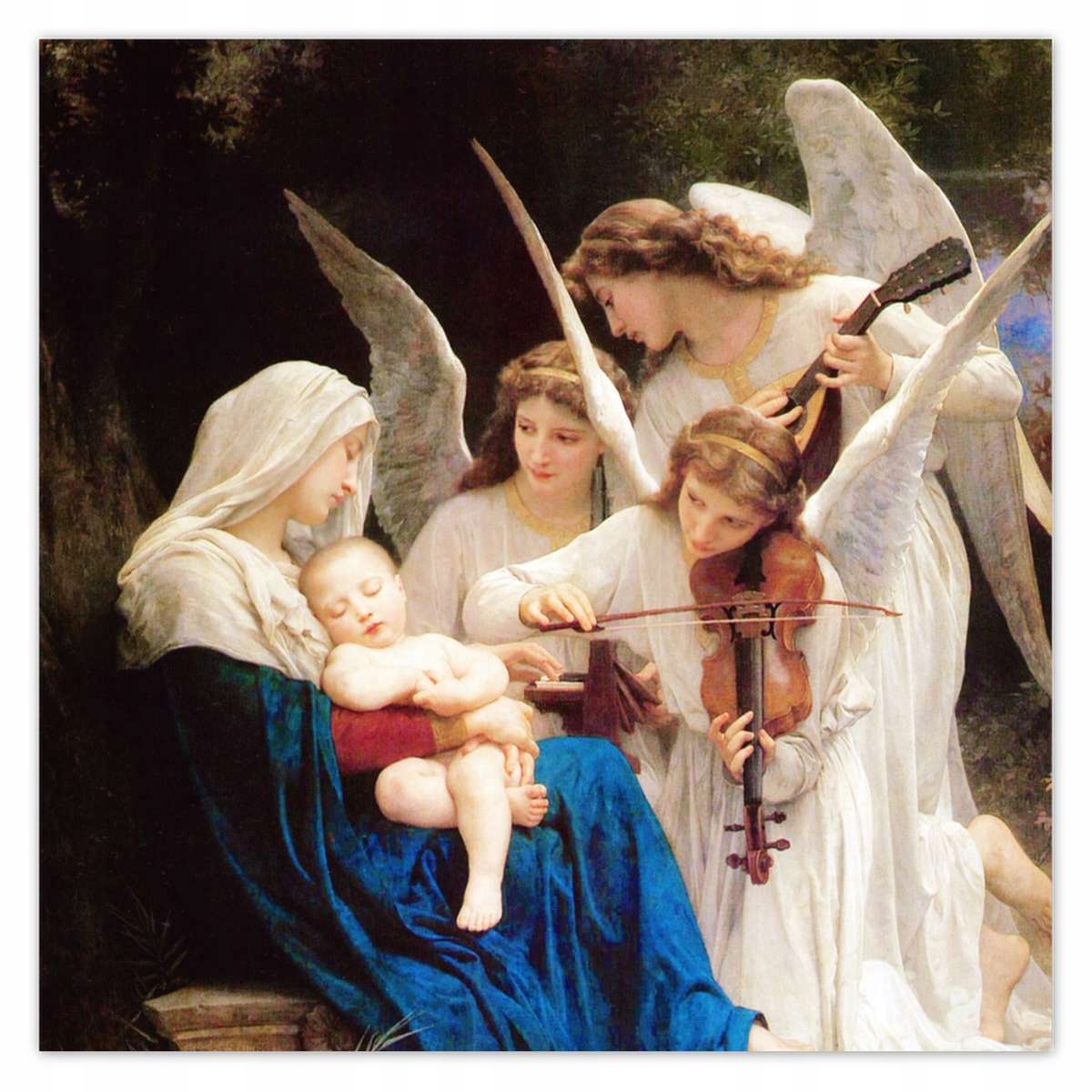 Naklejki 50x50 Bouguereau Song of Angels • Cena, Opinie • Naklejki ...