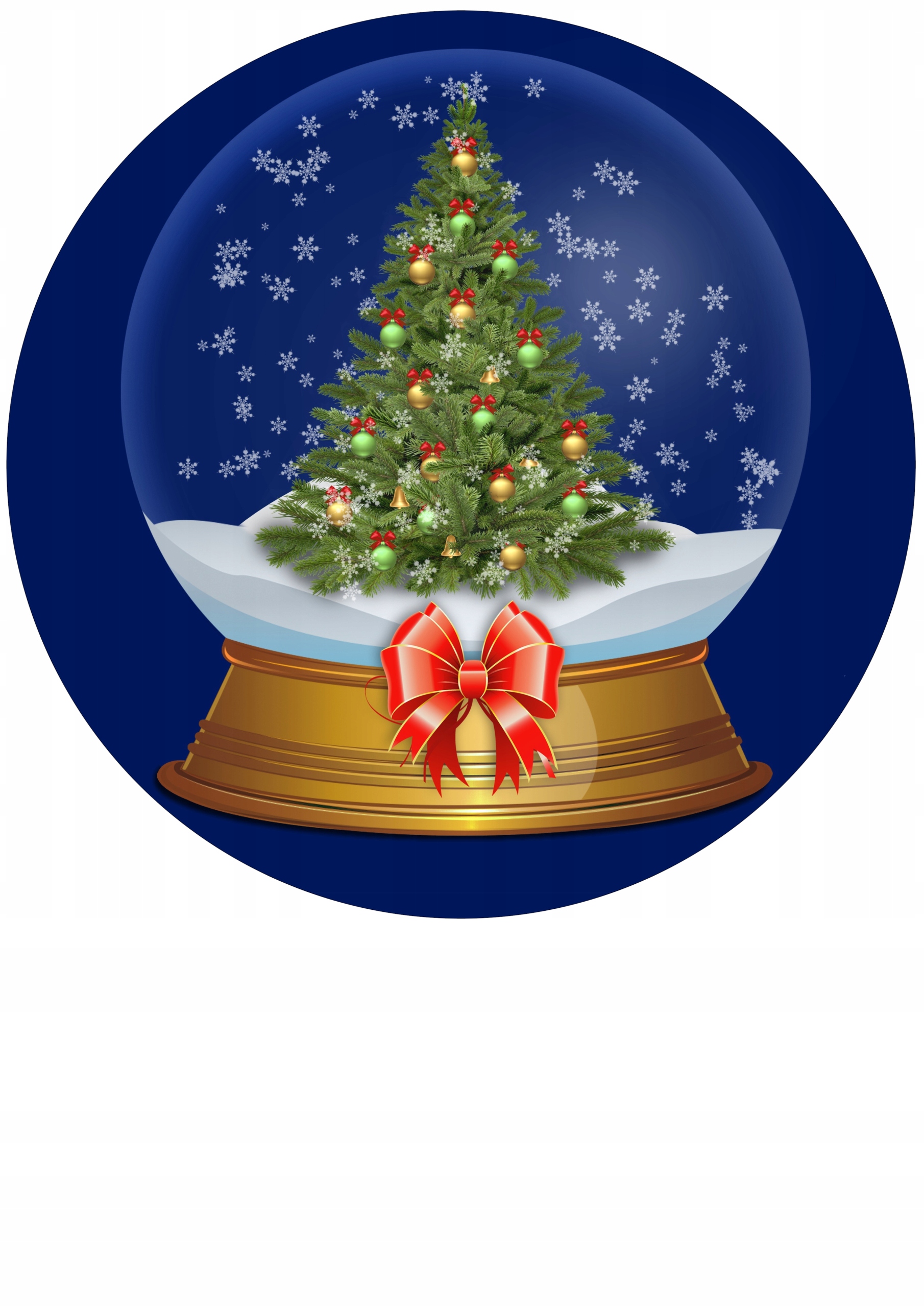 PAPIER WAFLOWY OPŁATEK ŚWIĘTA KULA CHOINKA ŚNIEG ŚWIĄTECZNE 22-29cm (5906146207349) • Cena ...