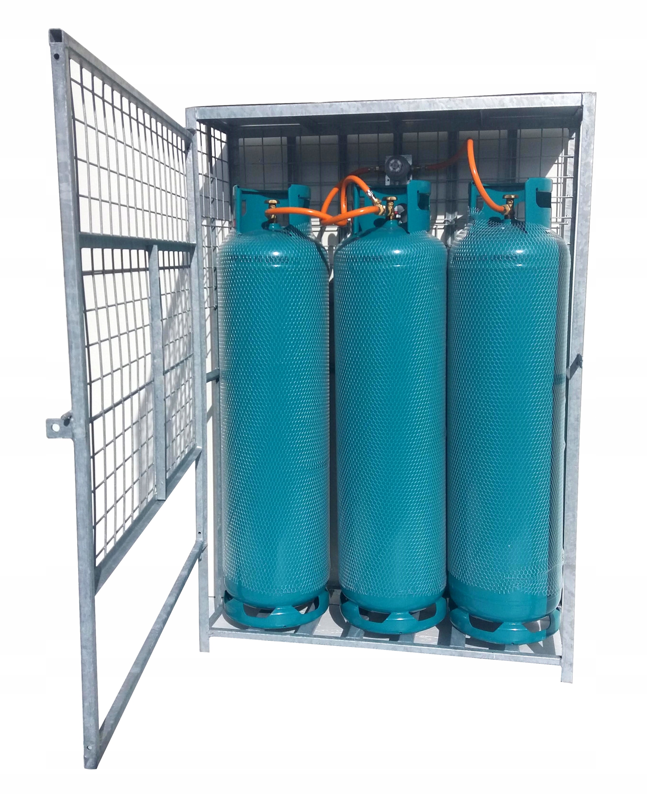 . KONTENER 3 BUTLA GAZOWA 33KG INSTALACJA BOX KOSZ KLATKA POJEMNIK SIATKA • Cena, Opinie ...