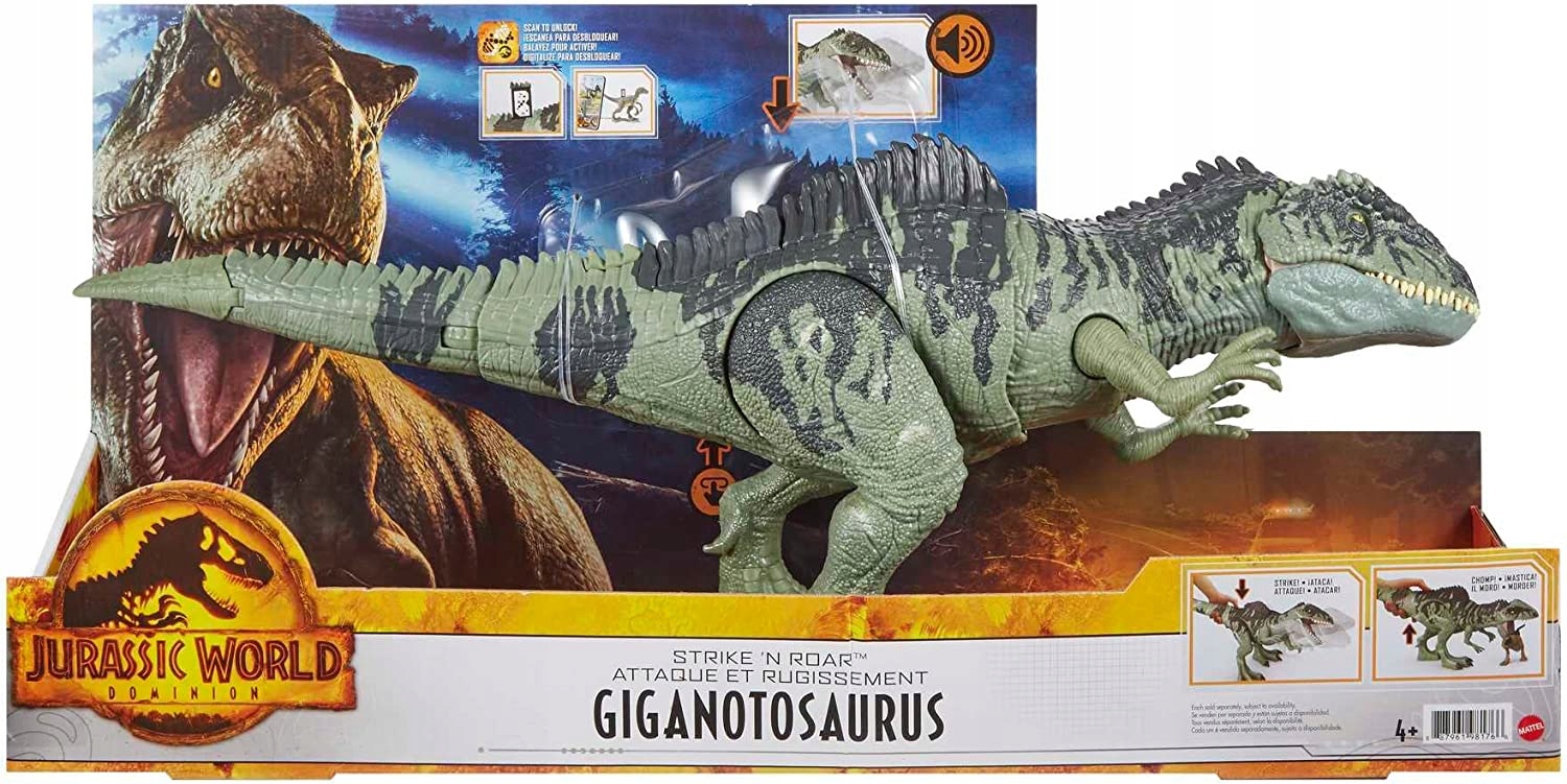 MATTEL Jurassic World Giganotosaurus Figurka 13680999100 - Allegro.pl
