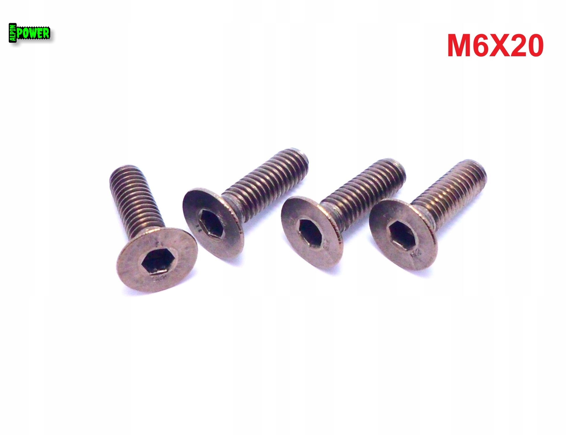 M6X20 ŚRUBA TYTANOWA Z ŁBEM STOŻKOWYM IMBUSOWA DIN 7991 TYTAN GRADE 2 (M6X20DIN7991TYGR2) • Cena ...