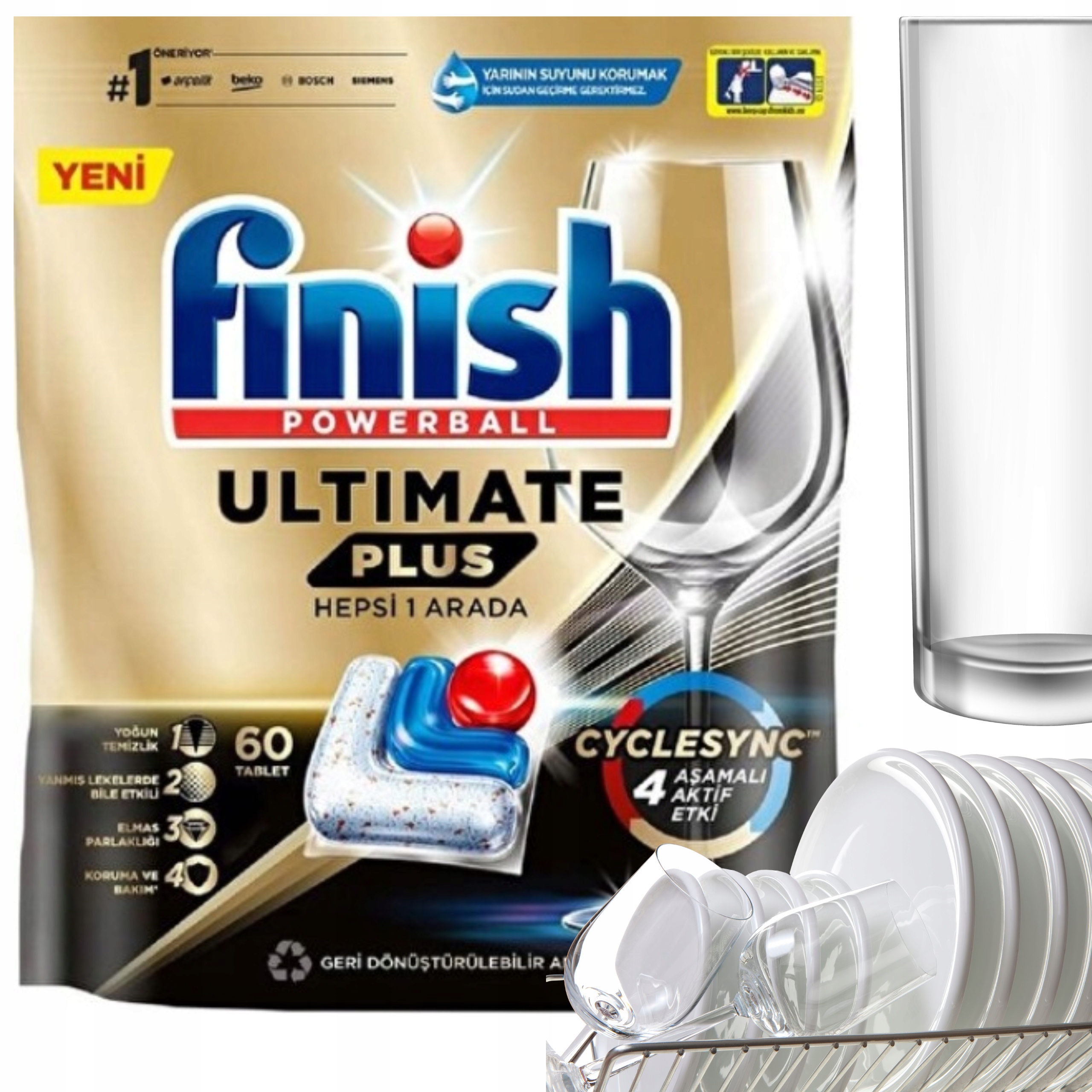 Finish Ultimate Plus Kapsułki do zmywarki 60szt • Cena, Opinie - Allegro