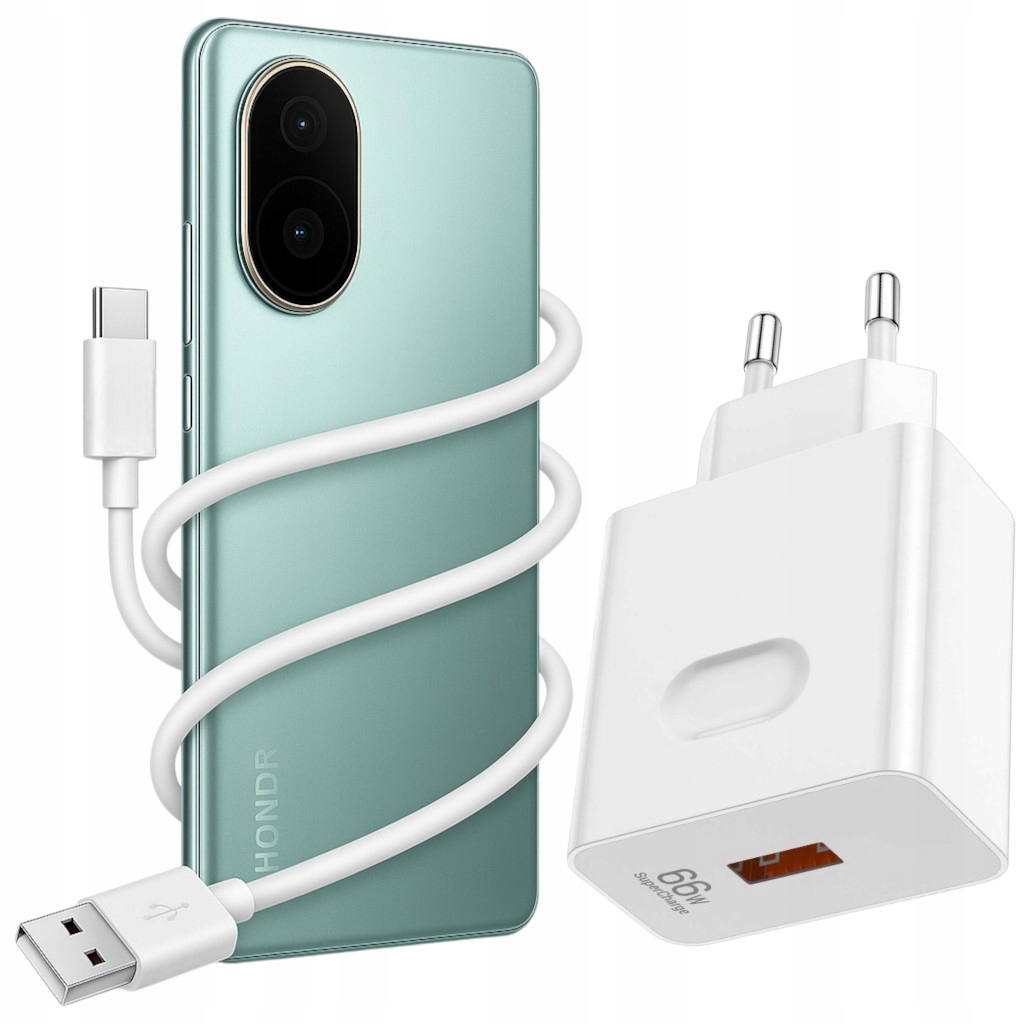 Sada nabíjačka 66 W + 1 m USB-C kábel rýchle nabíjanie QC3+ SCP VOOC za ...