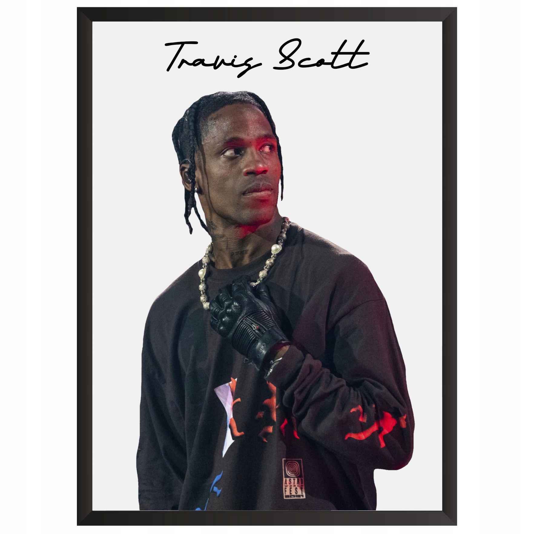 Travis Scott Plakat Obraz w ramce Prezent na ścianę • Cena, Opinie • Obrazy 15081211741 • Allegro