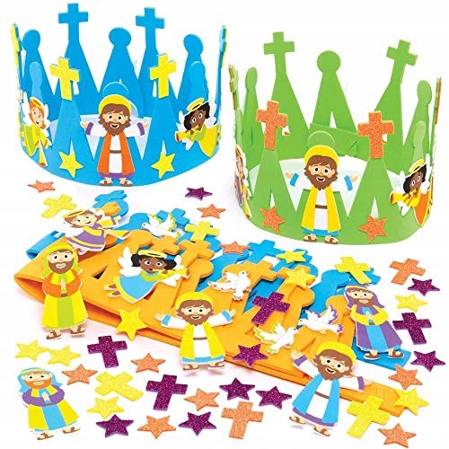 Baker Ross Holy Week Crowns - Pack of 3, Christian Easter Crafts for ...