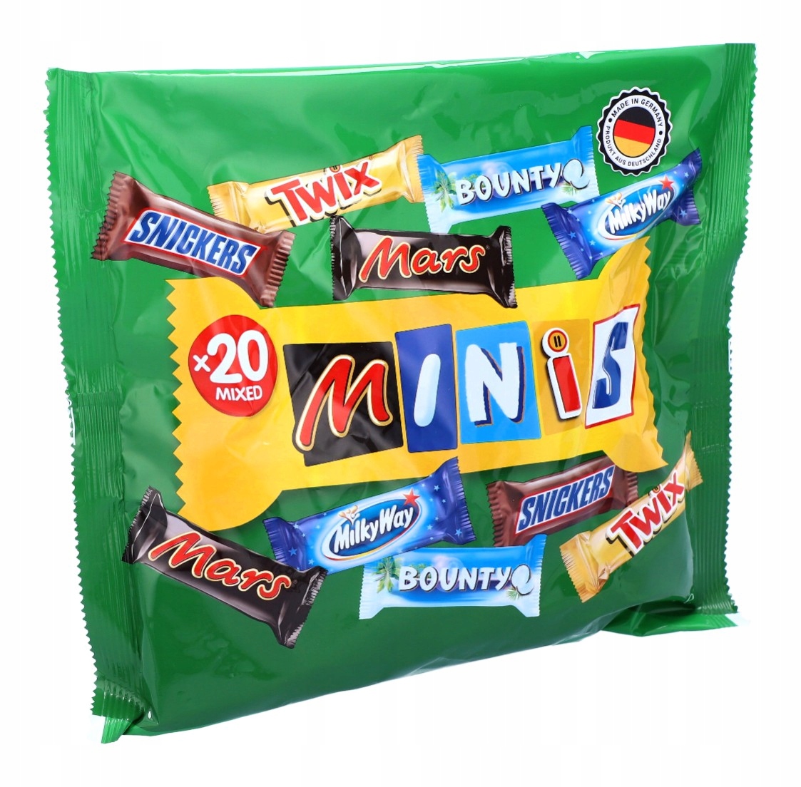 ZESTAW Mini batony Mars Snickers Bounty Twix Milky Way MINIS 400g DE ...