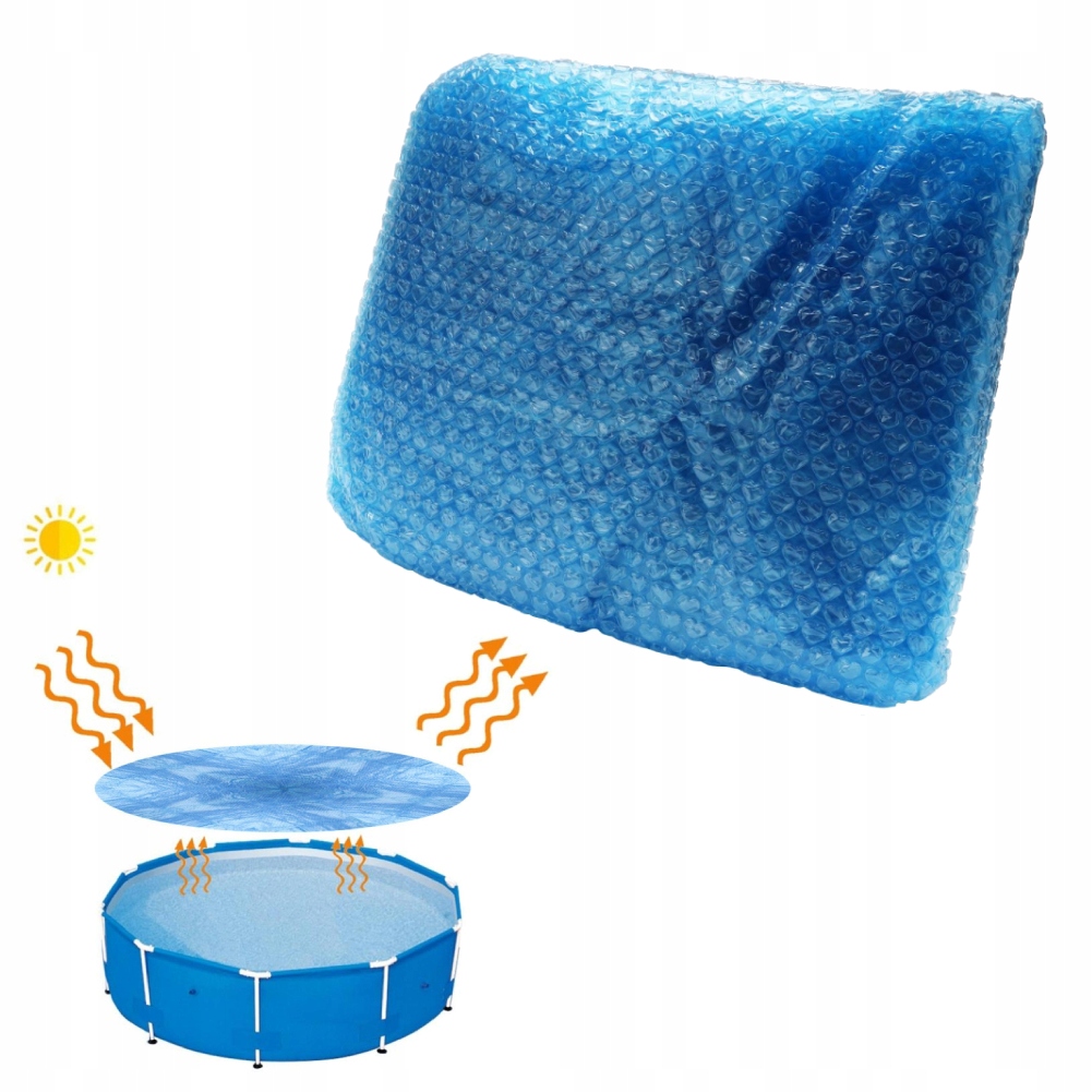 POKRYWA SOLARNA DO BASENU 300cm FOLIA BĄBELKOWA (4006824727792) • Cena ...