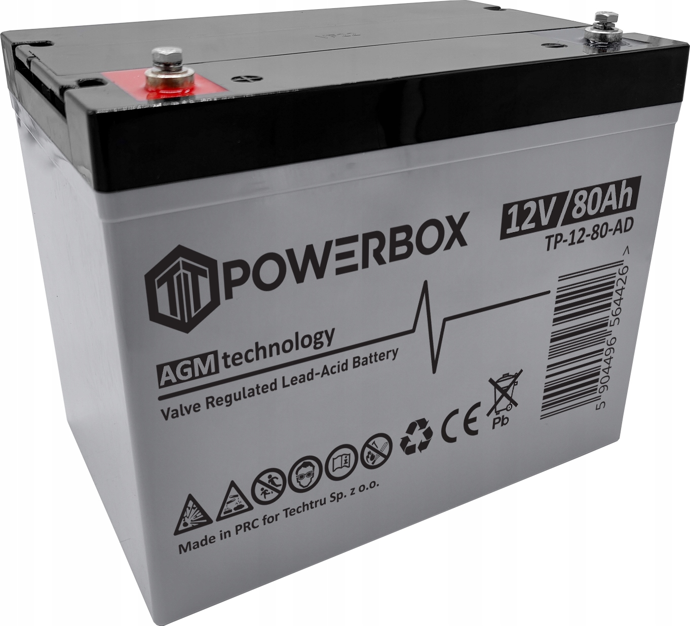 Akumulator Powerbox 12V 80Ah AGM - Sklep, Opinie, Cena w Allegro