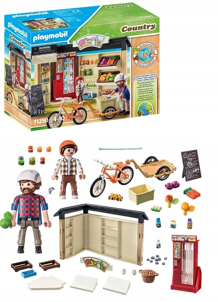 PLAYMOBIL Country 71250 Wiejski sklep całodobowy • Cena, Opinie - Allegro
