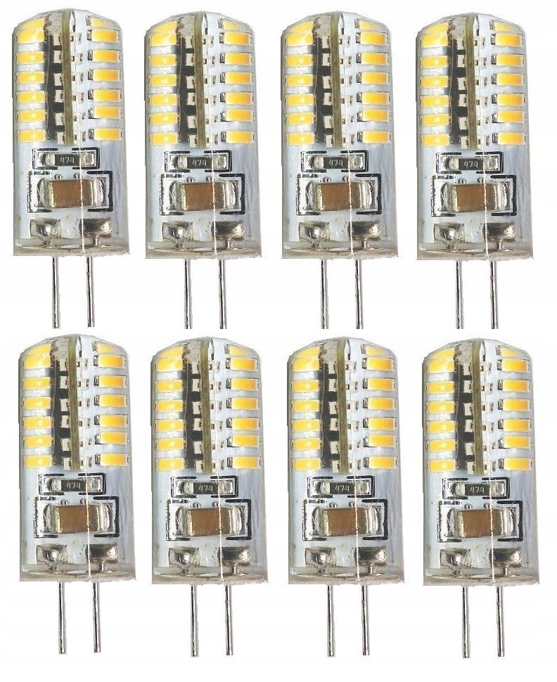 ŻARÓWKA LED G4 5W 12V silikon 48led kapsułka 8szt (5904151282788 ... ŻARÓWKA LED G4 5W 12V silikon 48led kapsułka 8szt (5904151282788 ...