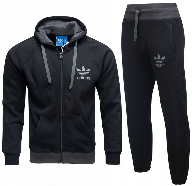 Adidas Originals dresowy komplet męski czarny oryginał AB7588/AB7582 S ...