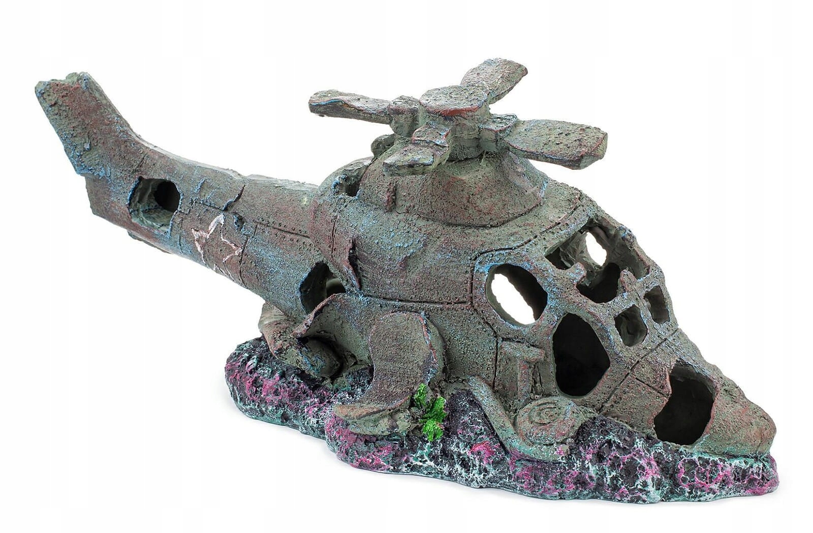 HAPPET OZDOBA DO AKWARIUM R045 HELIKOPTER 29cm (5907708629791) • Cena, Opinie • Fantazyjne ...