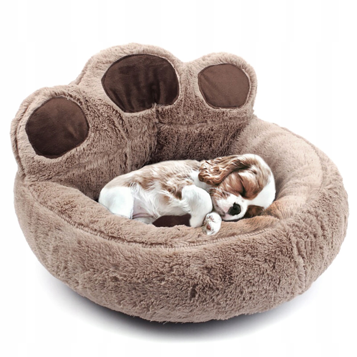 Pelech pre psa mačku ohrádka labka odnímateľný poťah hnedá L - Allegro