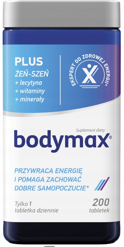 Bodymax Plus ŻEŃ-SZEŃ WITAMINY WITALNOŚĆ 200 tabl. (5702071502364 ...