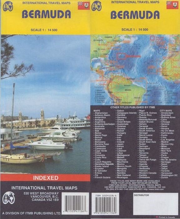 BERMUDA BERMUDY MAPA 14:500 + HAMILTON Praca zbiorowa - porównaj ceny ...