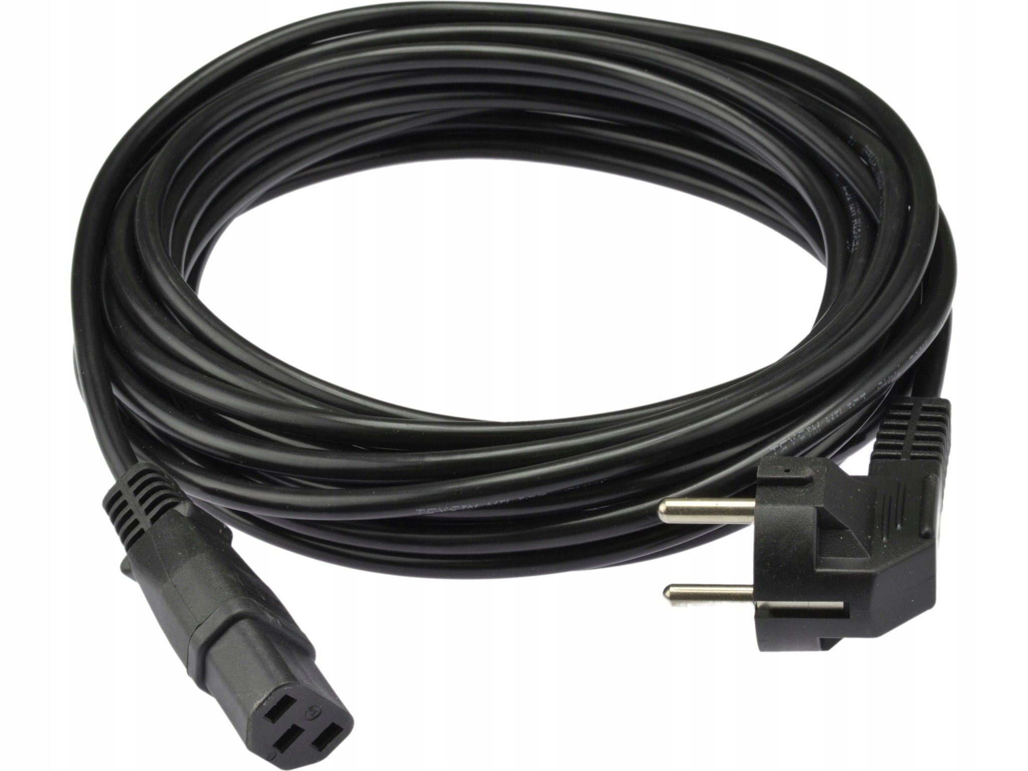 Kabel Zasilający Do Komputera PC UPS LCD Wtyczka IEC320 C13 10A Czarny 5M - Sklep, Opinie, Cena ...
