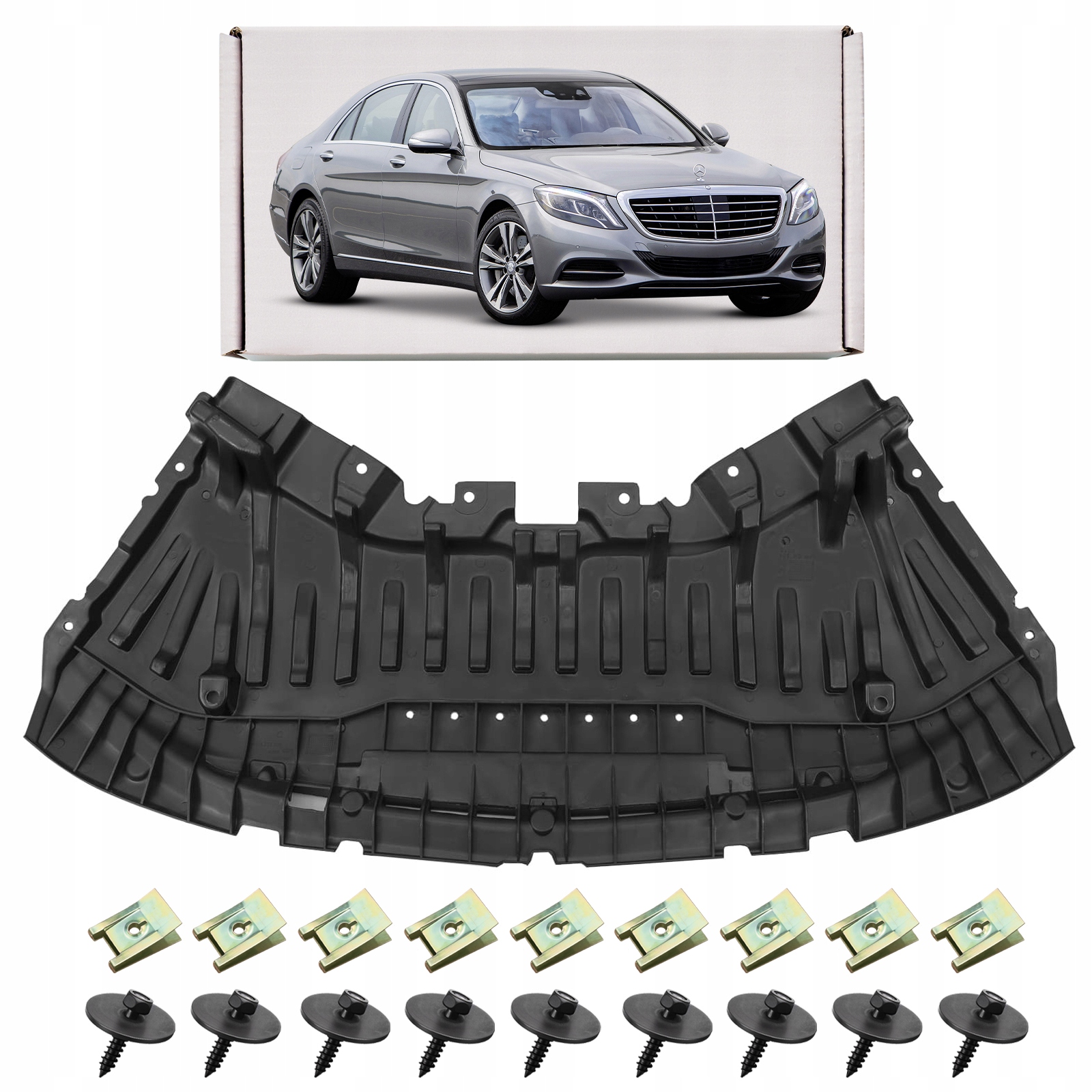 MERCEDES S-CLASS W222 2014-2017 OSŁONA PŁYTA POD ZDERZAK A2225200400 ...