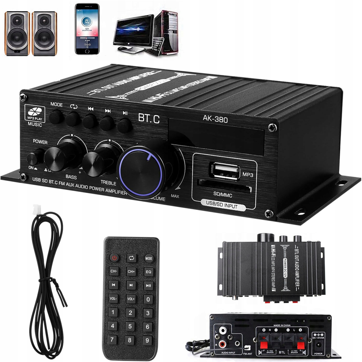 Wzmacniacz Ak 380 - Niska cena na Allegro