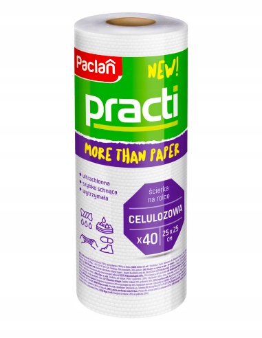 ŚCIERKI NA ROLCE KUCHENNE 25x25 CELULOZA 40 SZTUK (59009421501208 ...