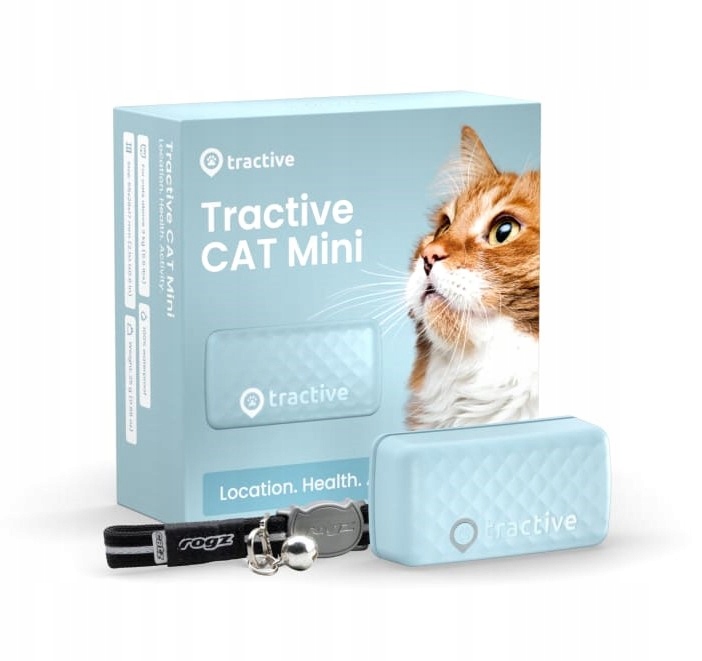 Tractive CAT Mini GPS lokátor pre mačky - svetlo zelená - Allegro