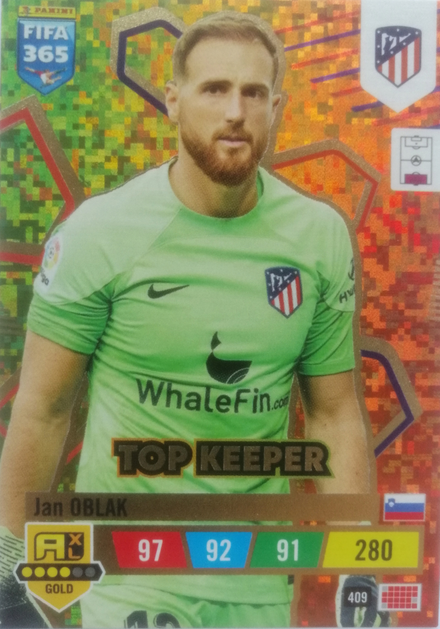 FIFA 365 2023 GOLD TOP KEEPER 409 JAN OBLAK - 13130230896 - Allegro.pl FIFA 365 2023 GOLD TOP KEEPER 409 JAN OBLAK - 13130230896 - Allegro.pl