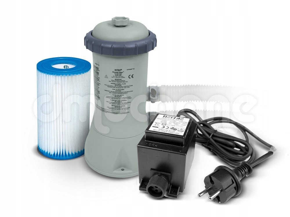 INTEX 28638GS Pompa filtracyjna 3407 l/h + Transformator 12V ...