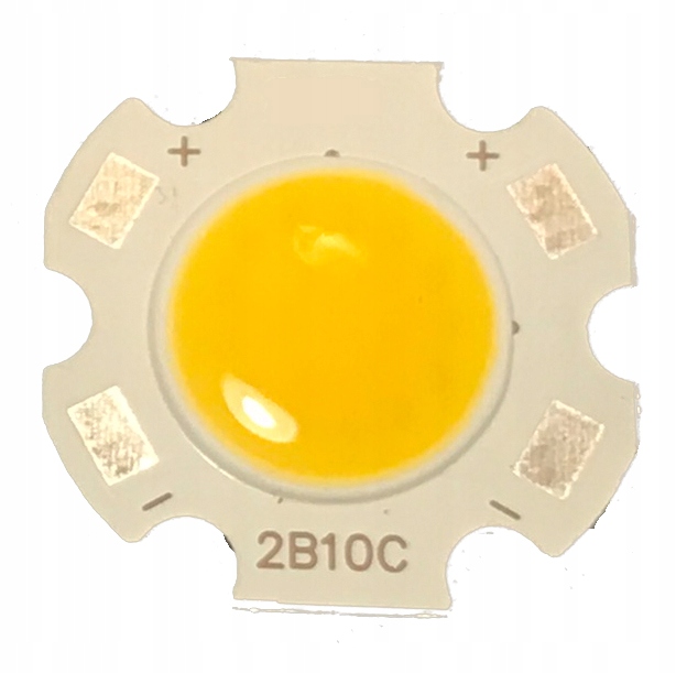 LED COB 2B10C 10W 30-32V BARWA BIAŁA CIEPŁA 3000K - Sklep, Opinie, Cena w Allegro.pl