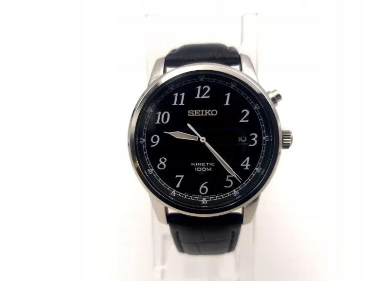 ZEGAREK SEIKO KINETIC 5M82-0BD0 PASEK 16831141091 - Allegro.pl