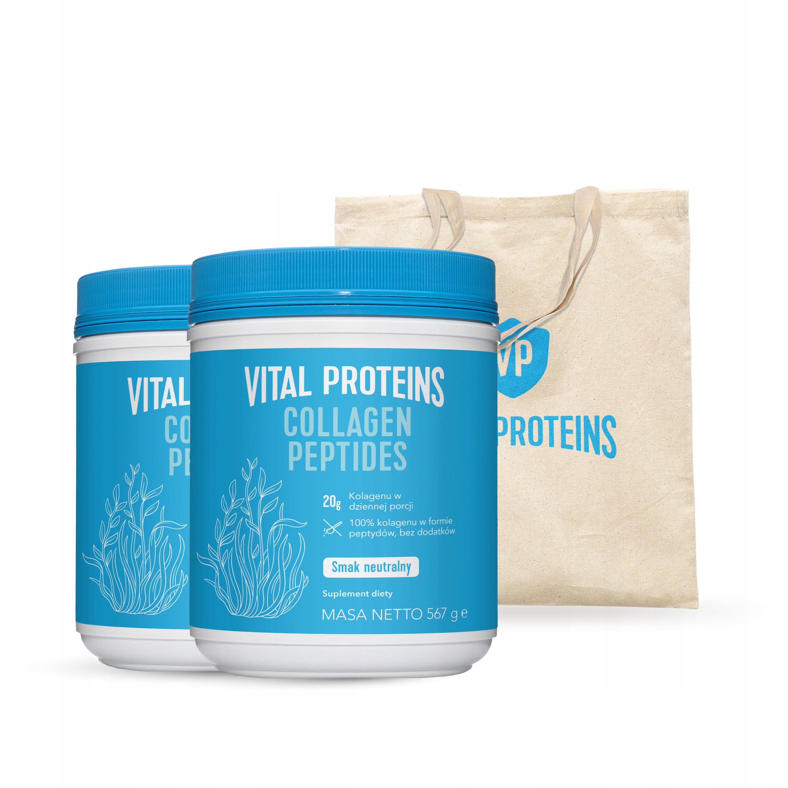 VITAL PROTEINS PEPTIDES kolagen wołowy 567g x2 13575927783 - Allegro.pl