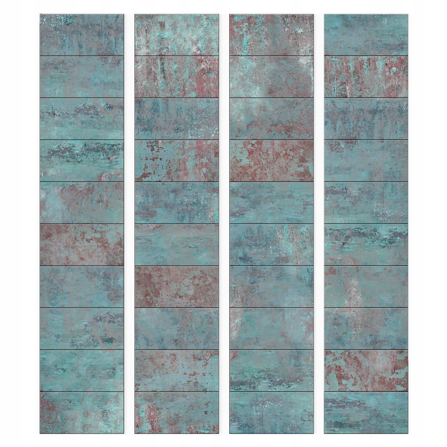 Tapeta w rolecie Artgeist WSR10m329 flizelinowa beton turkusowy 0,5x10 ...