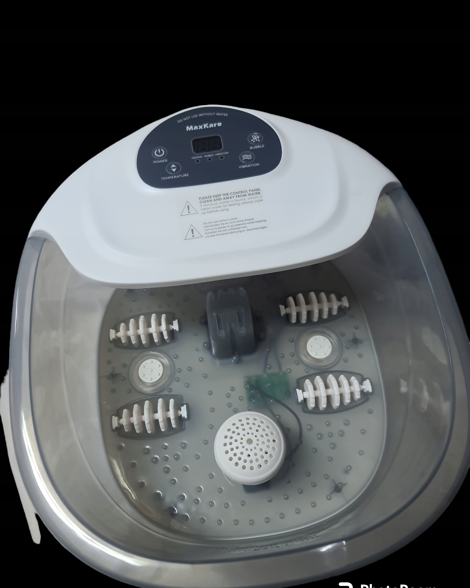 MaxKare Masażer wodny do stóp spa wibracje bąbelki • Cena, Opinie - Allegro