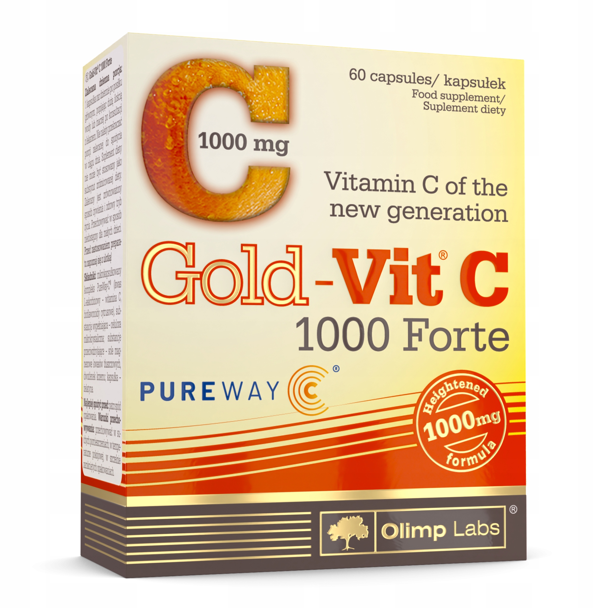 OLIMP GOLD-VIT C FORTE 1000 60 kapsułek 13177090689 - Allegro.pl