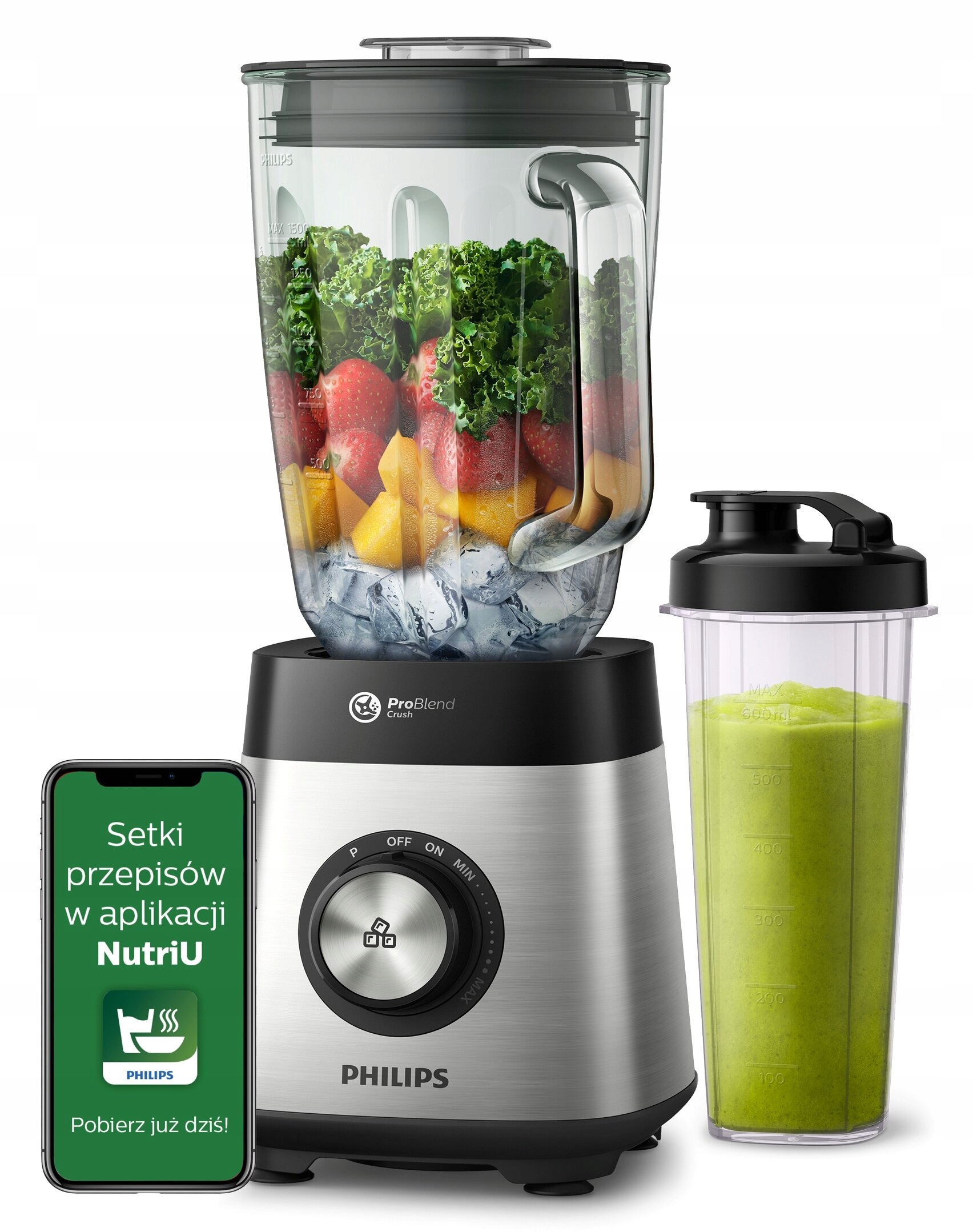 Blender Kielichowy Philips Hr3573 90 - Niska cena na Allegro