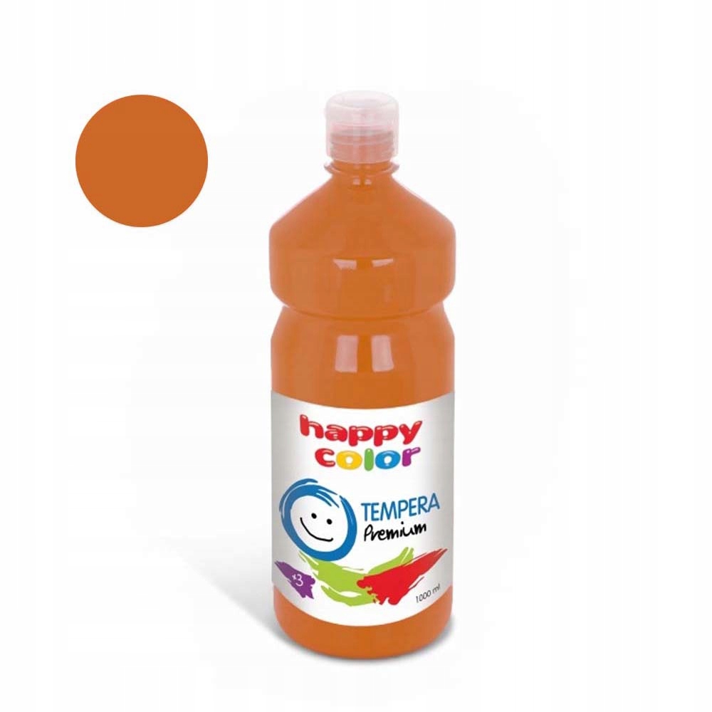 Farba plakatowa Tempera Happy Color 1l C.Pomarańcz (5905130007989 ...