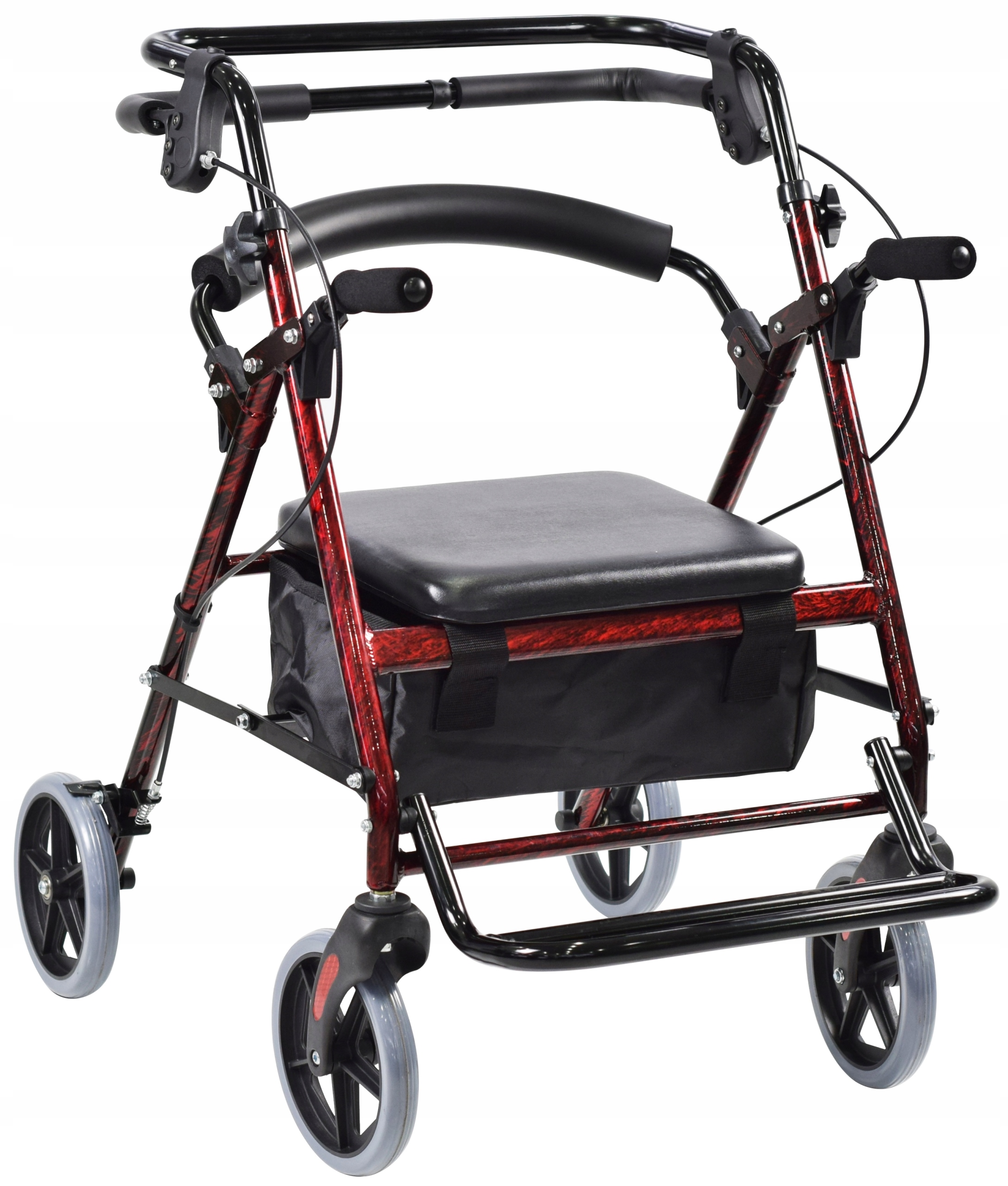 CHODZIK DLA SENIORA BALKONIK Z SIEDZISKIEM NA KÓŁKACH LEKKI ALUMINIOWY ...