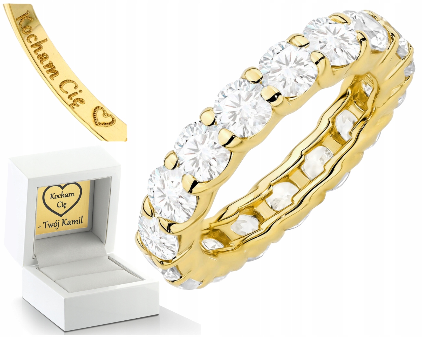 ZLATÝ | PRSTEŇ | DIAMANTY LAB | OBRÚČKA | OBRÚČKA | KOV 585 za 2002 ...