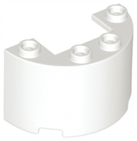 LEGO 24593 CYLINDER ŚCIANA 2x4x2 biały NOWY (2g) • Cena, Opinie ...