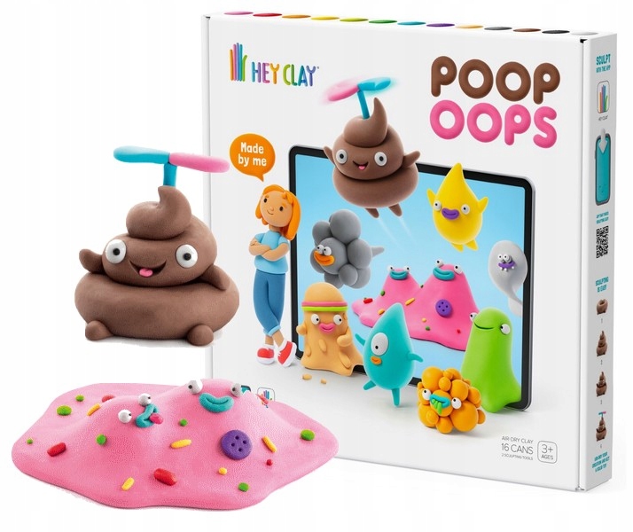 Hey Clay masa plastyczna POOP OOPS Kupa Ups (5904754602297) • Cena ...