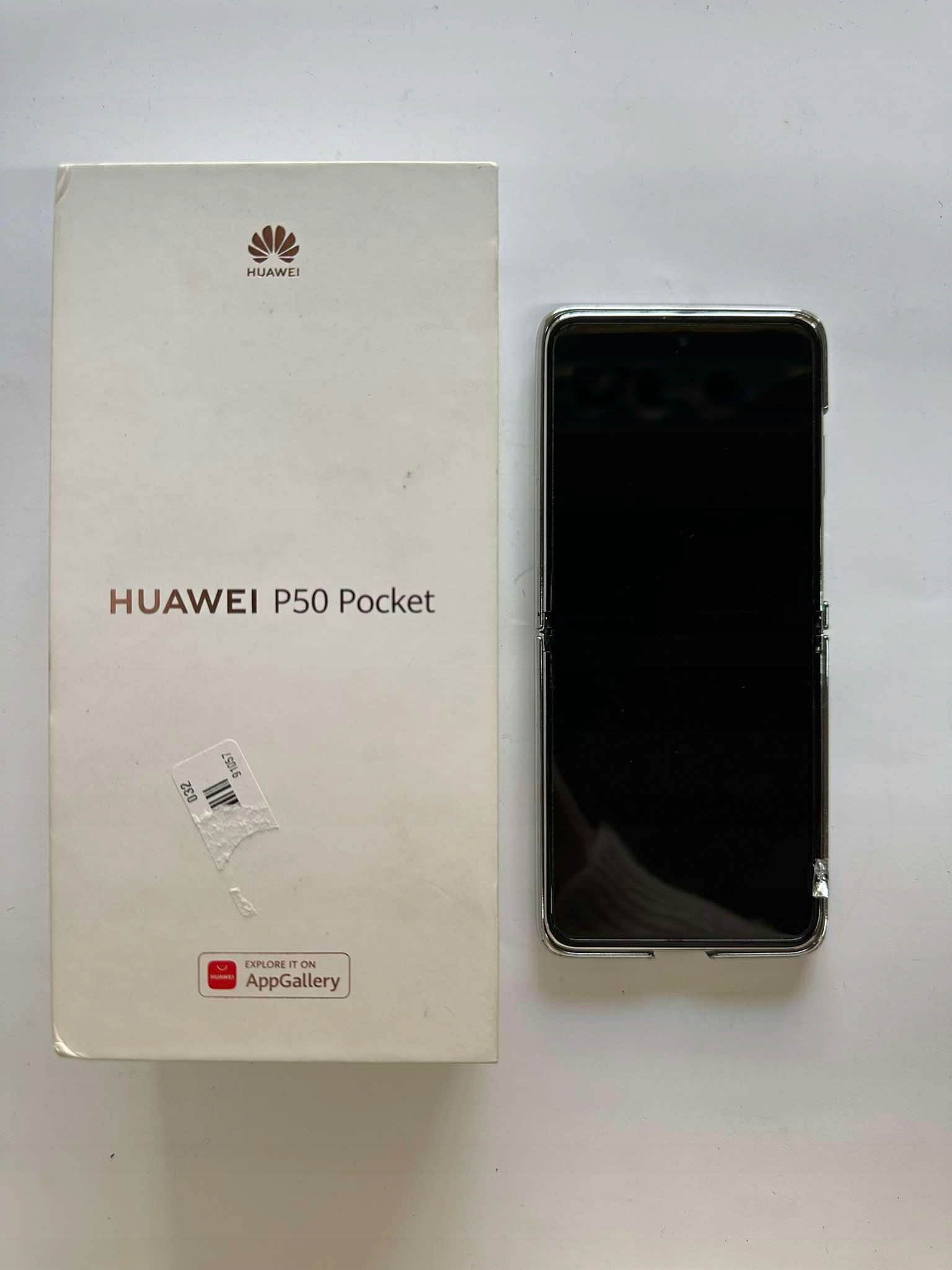 Smartfon Huawei P50 Pocket 8/256GB 4G (LTE) biały + pudełko - Sklep, Opinie, Cena w Allegro
