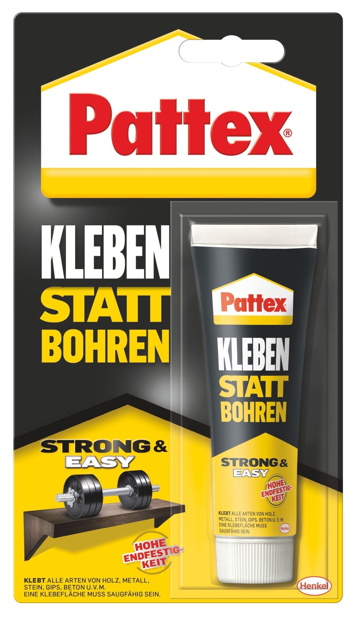 KLEJ MONTAŻOWY Pattex Strong+Easy 50g - porównaj ceny - Allegro.pl