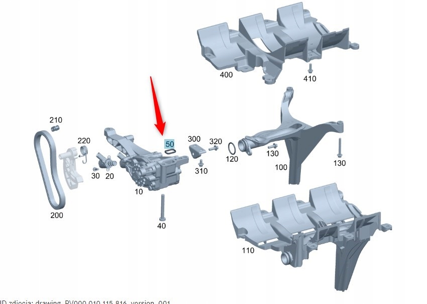 Oring pompy oleju Mercedes A6421810080 0657039341514 za 70.40PLN z ...